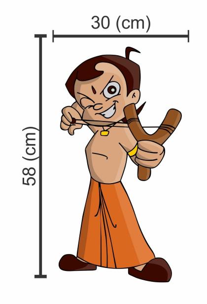 Decor Villa Chota bheem Wall Sticker & Decal (PVC Vinyl,Size- - JioMart