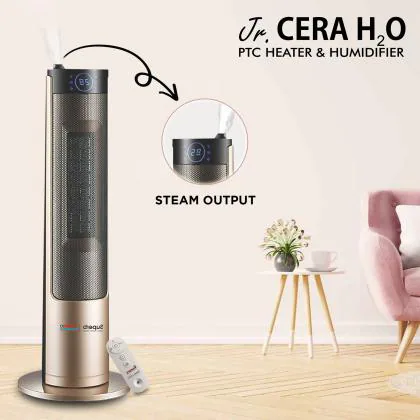 Warmex Junior Cera H2O PTC Heater & Humidifier (Black) - JioMart