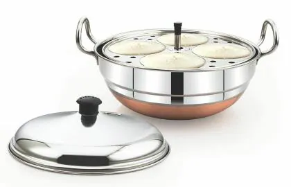 COPPER BOTTOM IDLI COOKER 8 CAVITY - JioMart