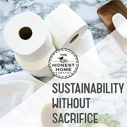 The Honest Home Company 2 Ply Toilet Paper Tissue Roll (4 Rolls , 1200 ...