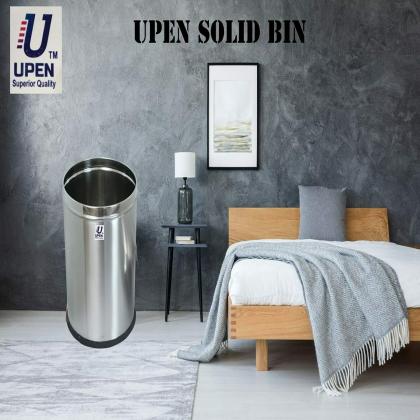 UPEN Stainless Steel Solid Dustbin (7*10) With Open Dustbin For Home ...