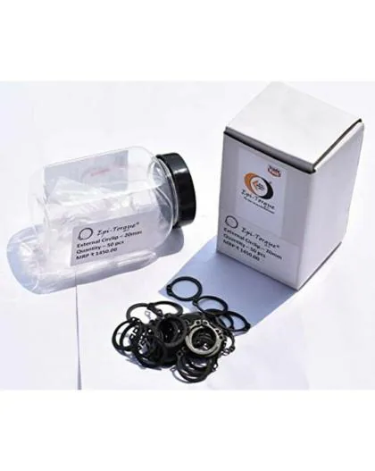 Epi-Torque Alloy Steel External Snap Retaining Ring Circlip For Shaft ...