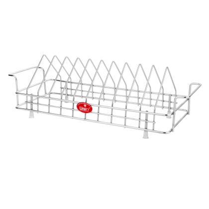 Unify Stainless Steel Plate Rack/Utensil Rack/Lid Holder with 10 ...