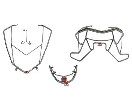 MAHABIR Guard Set for Scooter Ray ZR 125 BS6 Heavy Duty Stainless Steel ...