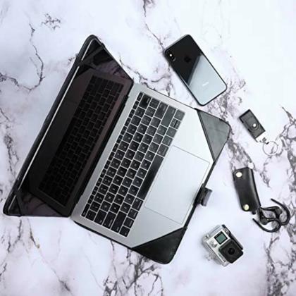 Enthopia Black Vegan Leather Laptop Folio Case For Hp Zbook Firefly 15. ...