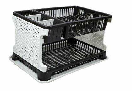 User Choise 2 Layer Dish Rack Drainer with Tray for Kitchen Dish ...