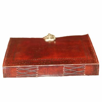 Lovely Craft 10X7 inch Leather Diary for Office Handmade Paper Leather ...