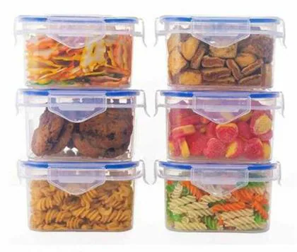 BREATHLESS Air/Liquid tight Food Storage Container for Fridge with Lid ...