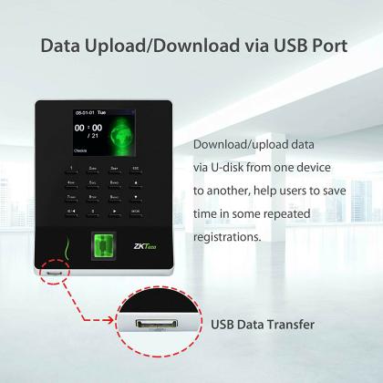 Zkteco Fingerprint Attendance Machine With Wi-Fi And Usb Port - JioMart