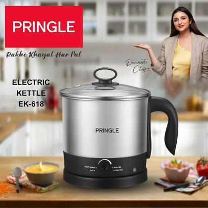 Pringle EK-618, 700W, 1.5L, Multipurpose Electric Kettle, Black ...