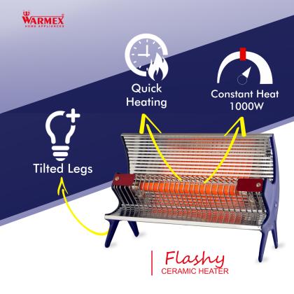 Warmex 1000 Watts Ceramic Rod Heater Flashy - JioMart