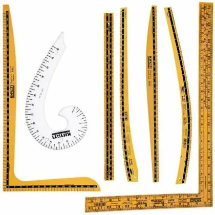 Khyati Stationery Redesigned Fashion Designing Scale Set of 7- L-Square ...