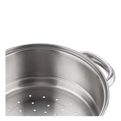 Vinod Stainless Steel 2 Tier Steamer/Momo/Modak Maker with Glass Lid ...