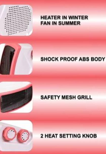 NIKI TASHA NIKI PINK 002 Fan Room Heater - JioMart