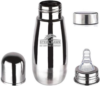 Steel Hawk Stainless Steel Feeding Bottle 300 ml - JioMart