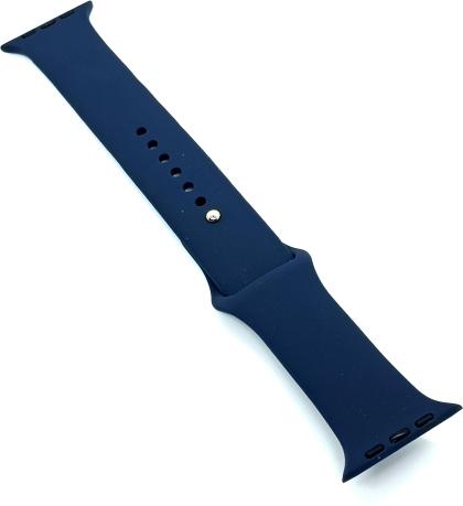 Black Lovies Blue Silicon Smart Watch Strap For Appl Iwatch Series 6 ...
