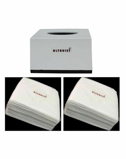 ALTRUIST White Square Plastic Tissue Dispencer with 2 Refill - JioMart