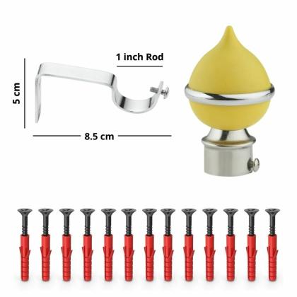INKART rust free Stainless Steel Curtain Bracket Parda Holder with ...