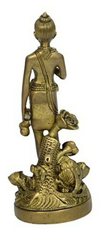 Kalarambh Bharat Haat Yellow Brass Nilkanth Varni Handicraft Art 6 x 6 ...