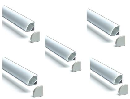 OTS LIGHTS Corner Profile Triangular Shape for Led Strip Light Pack of ...