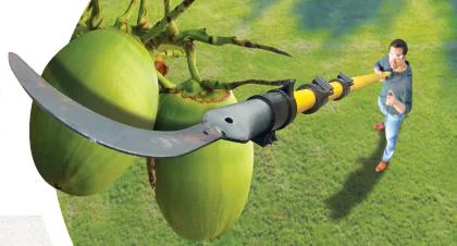 FESTEL Skytuch Shock Proof Multipurpose 8-to-24 Foot Extendable Telescopic Pole with (2 ...