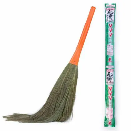 Monkey 555 Vibhava Grass Broom with V Shaped Plastic Handle 107 cm ...