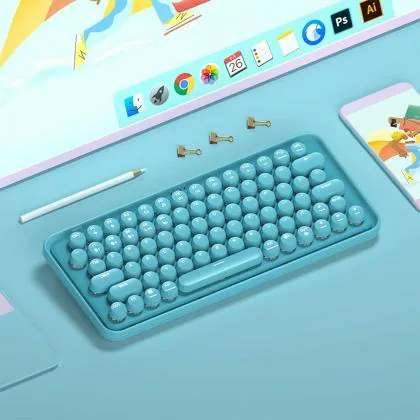 RAPOO Ralemo Pre 5 Multi-Mode Wireless Mechanical Keyboard(Blue) - JioMart