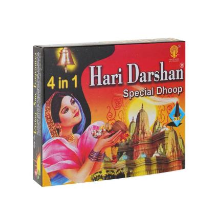 Hari Darshan Special Dhoop 4 in 1 Wet Dhoop Natural and Non-Toxic (Pack ...