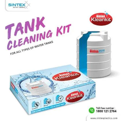 SINTEX- KLEANKIT, Water Tank Cleaning Powder Kit (700g X 1No) for 1000L ...
