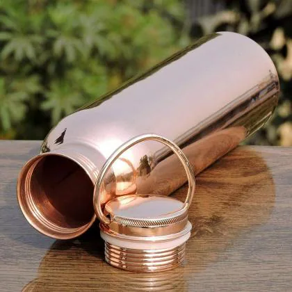 Ancient Impex Pure Copper Water Bottle with Handle 1 Liter - JioMart