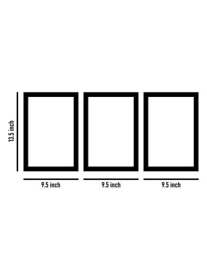 WENS Colourful Botanical Art Painting Wall Frame Set of 3 (WSP5031 ...