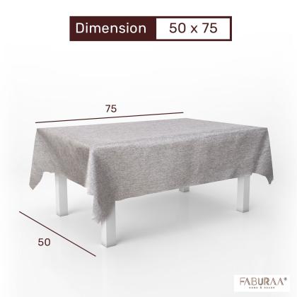 Faburaa Jute Table Cover, Heat Resistant Table Cloth for Dining Table ...