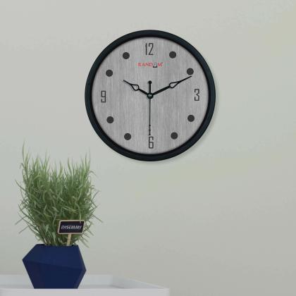 Randon Grey Art 8 Inches Plastic Wall Cum Table Clock for Home / Office ...