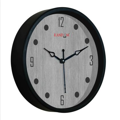 Randon Grey Art 8 Inches Plastic Wall Cum Table Clock for Home / Office ...