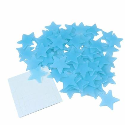 PINDIA Blue Plastic Luminous Fluorescent Glowing Radium Stars Night Sky ...
