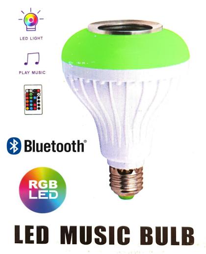 KSBOY LED Music Light Bulb, E27 and B22 led Light Bulb with Bluetooth ...