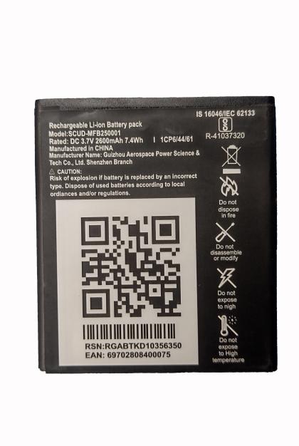 KP ORIGINAL BATTERY 2600 Mah Battery For Jio Fi Wireless Router Scud ...