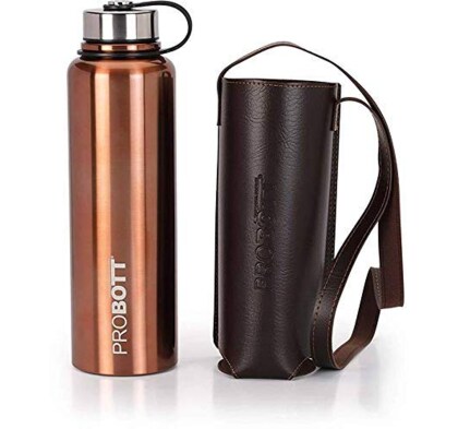 Probott Copper Colour Stainless Steel Double Wall Vacuum Lacquered ...