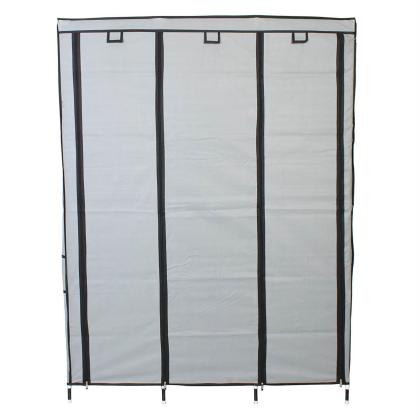 Grey Plastic Portable Foldable Wardrobe Almirah - JioMart