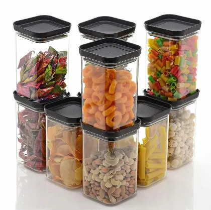 Spedimax Unbreakable Air Tight Square Plastic Containers Set for ...