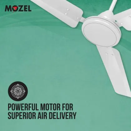 Havells Mozel 1200mm Ceiling Fan, White - JioMart