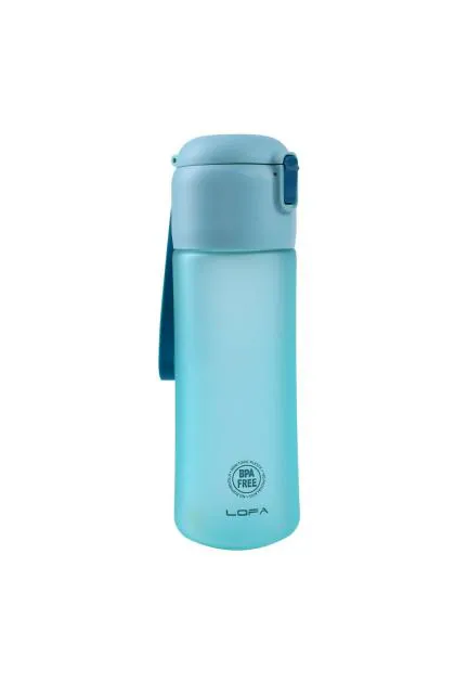 Lofa Blue Polypropylene Leak Proof lockable lid with Push Water Bottle ...