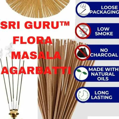 SRI GURU Fantasia Premium Bamboo Hand Made Flora Masala Agarbatti - JioMart