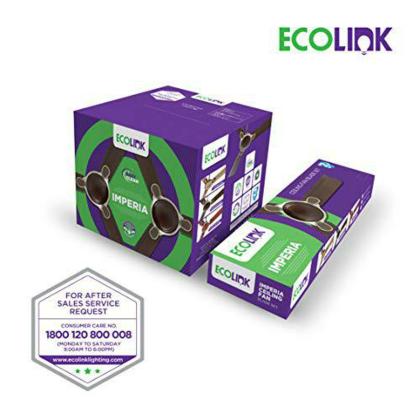 Ecolink Imperia 3 Blades 1200mm High Speed Ceiling Fans, Glacier White ...