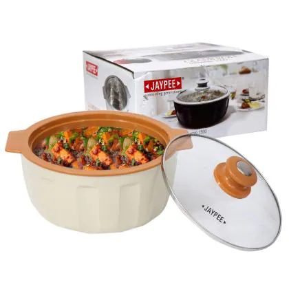 Jaypee Glamerole Ivory Plastic Casserole 1500 ml - JioMart
