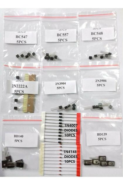 Robotbanao Crt Kit Capacitor Resistor Transistor Kit 11 Components RBB ...