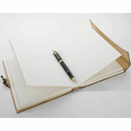 Lovely Craft 10X7 inch Leather Diary for Office Handmade Paper Leather ...