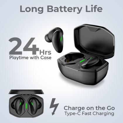 pTron Bassbuds B21 TWS Earbuds with 24Hrs Playtime, Stereo Sound ...