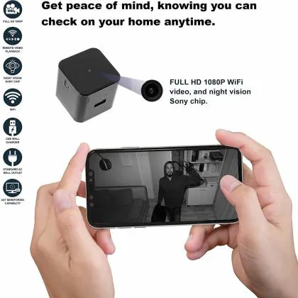 Smartcam Hidden Wall Camera Wireless Recording 19208X1080P Motion ...