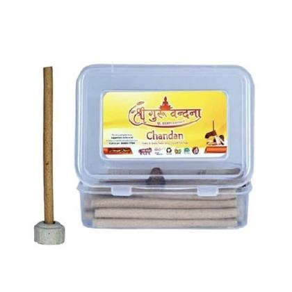 SHREE GURU VANDANA - CHANDAN 40 INCENSE STICKS AGARBATTI - FOR POOJA ...